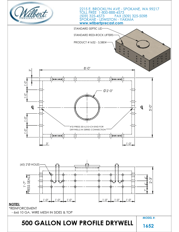 Drywells - Wilbert Precast Inc.