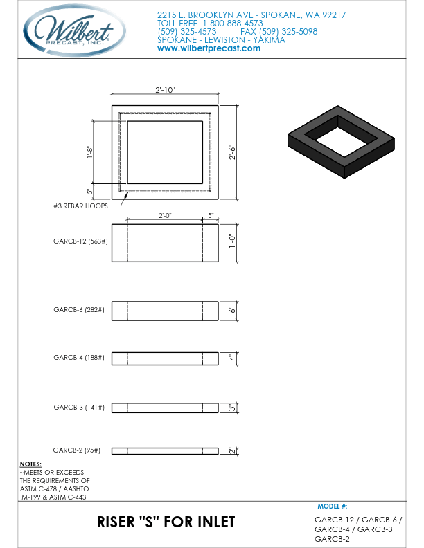 Grade Rings - Wilbert Precast Inc.