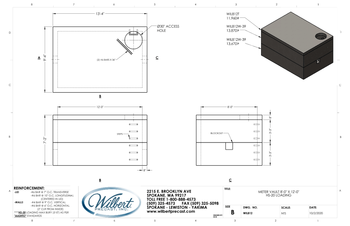 Utility Vaults (Meter Vaults) - Wilbert Precast Inc.