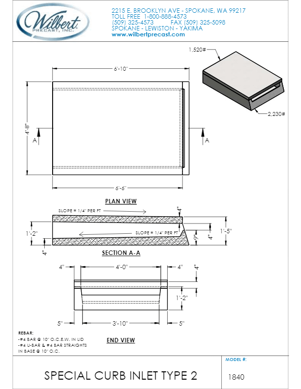 Drawing Library - Wilbert Precast Inc.