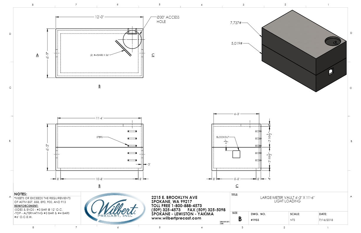 Utility Vaults (Meter Vaults) - Wilbert Precast Inc.