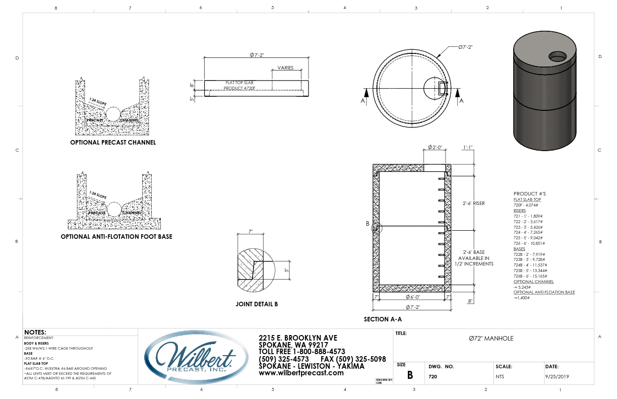 Manholes - Wilbert Precast Inc.