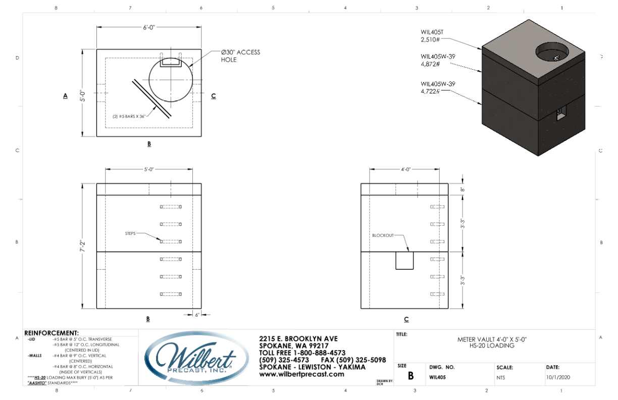 Utility Vaults (Meter Vaults) - Wilbert Precast Inc.