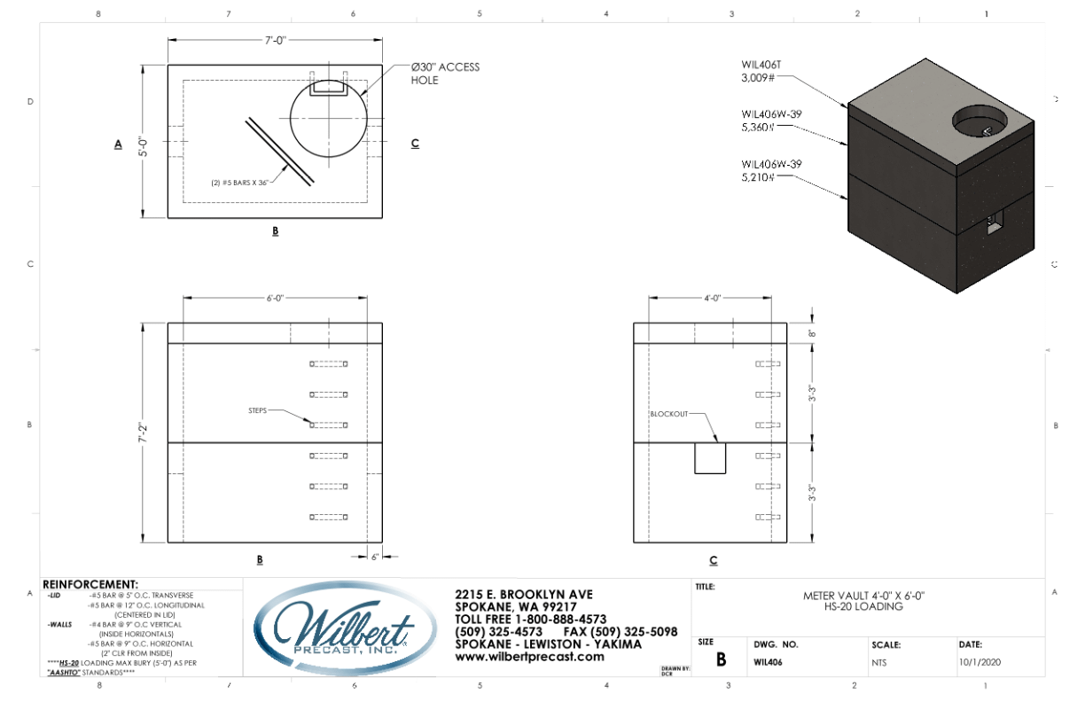 Utility Vaults (Meter Vaults) - Wilbert Precast Inc.