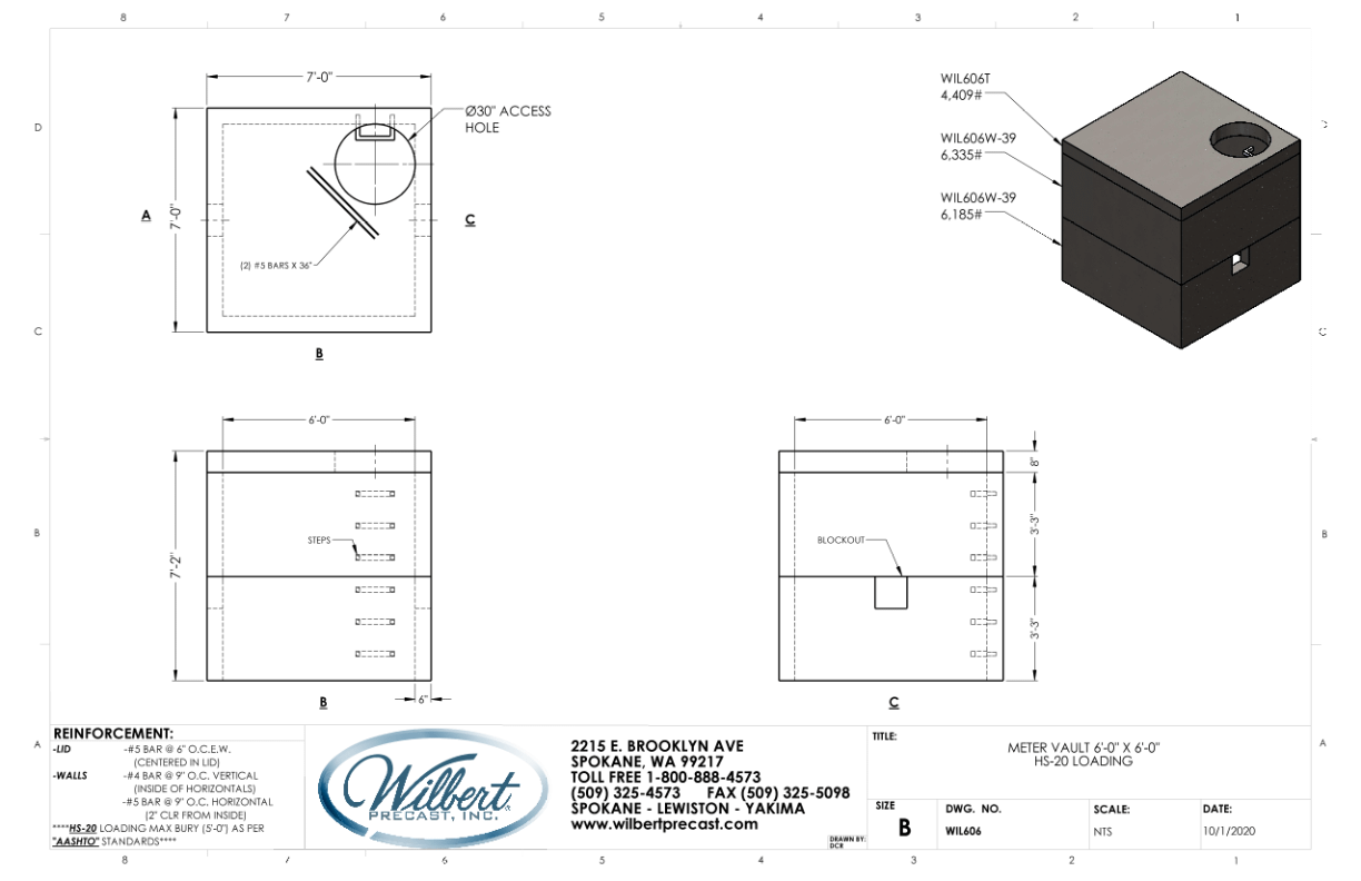 Utility Vaults (Meter Vaults) - Wilbert Precast Inc.