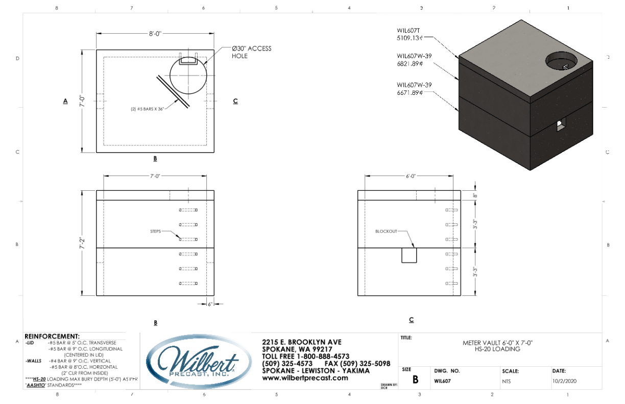 Utility Vaults (Meter Vaults) - Wilbert Precast Inc.