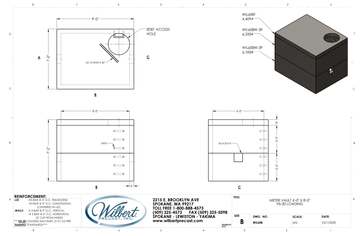 Utility Vaults (Meter Vaults) - Wilbert Precast Inc.