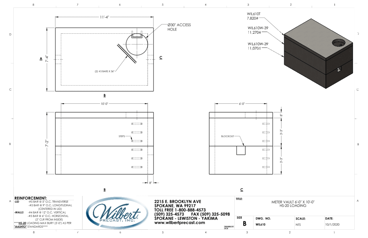 Utility Vaults (Meter Vaults) - Wilbert Precast Inc.