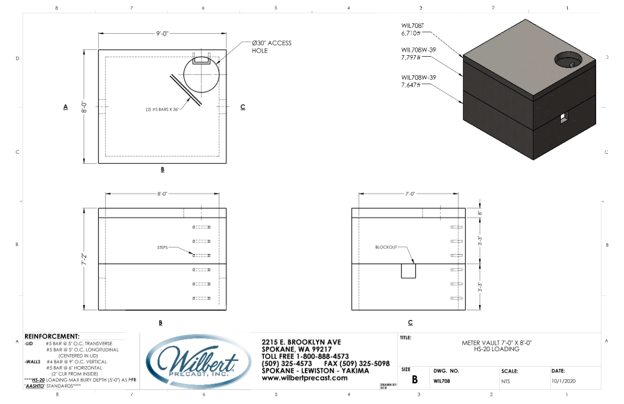 Utility Vaults (Meter Vaults) - Wilbert Precast Inc.
