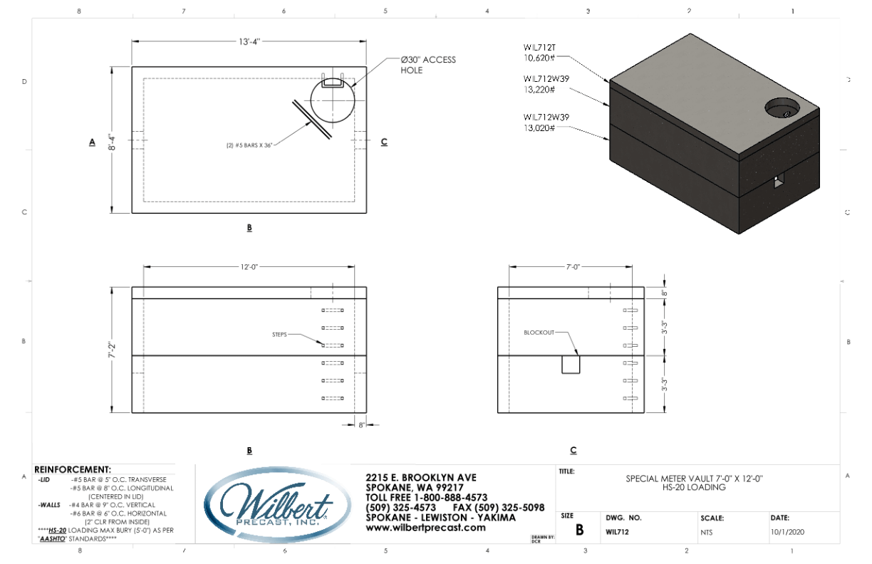 Utility Vaults (Meter Vaults) - Wilbert Precast Inc.