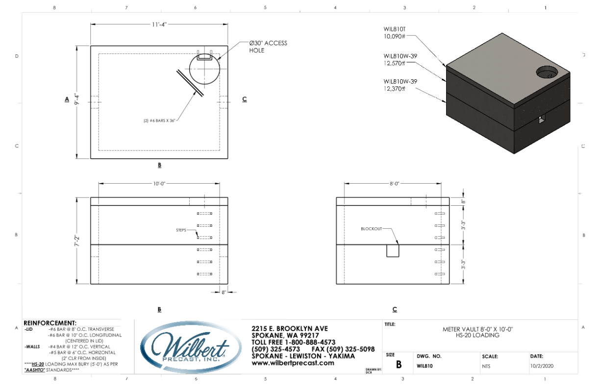 Utility Vaults (Meter Vaults) - Wilbert Precast Inc.