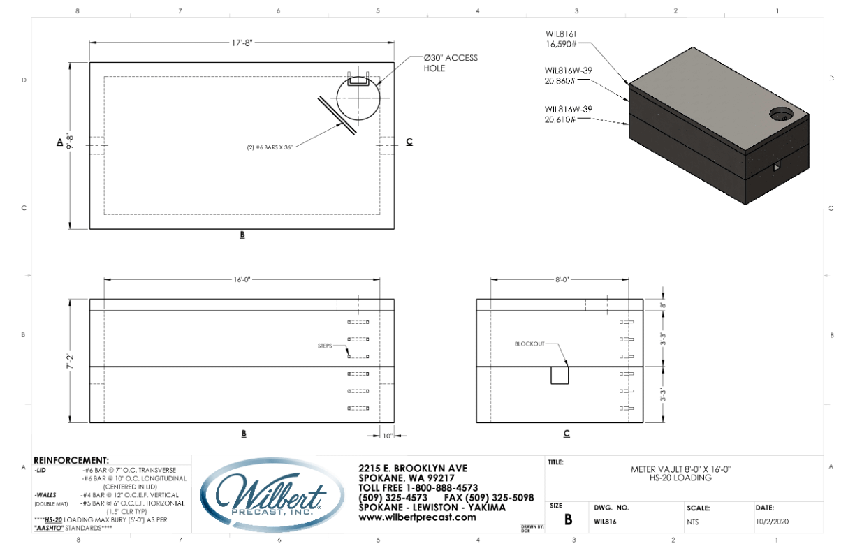 Utility Vaults (Meter Vaults) - Wilbert Precast Inc.