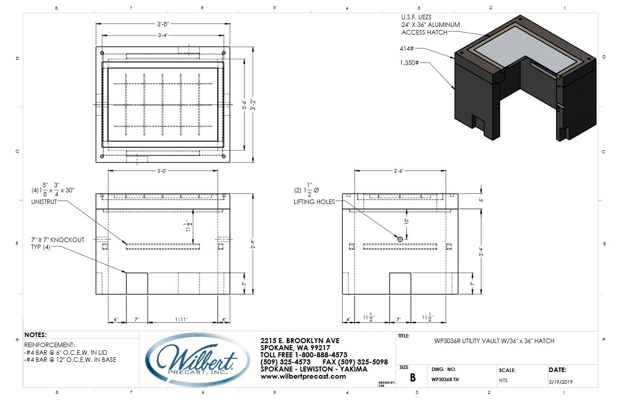 Drawing Library - Wilbert Precast Inc.